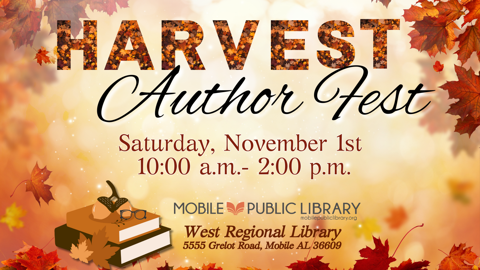 Harvest AuthorFest | Mobile Public Libraries